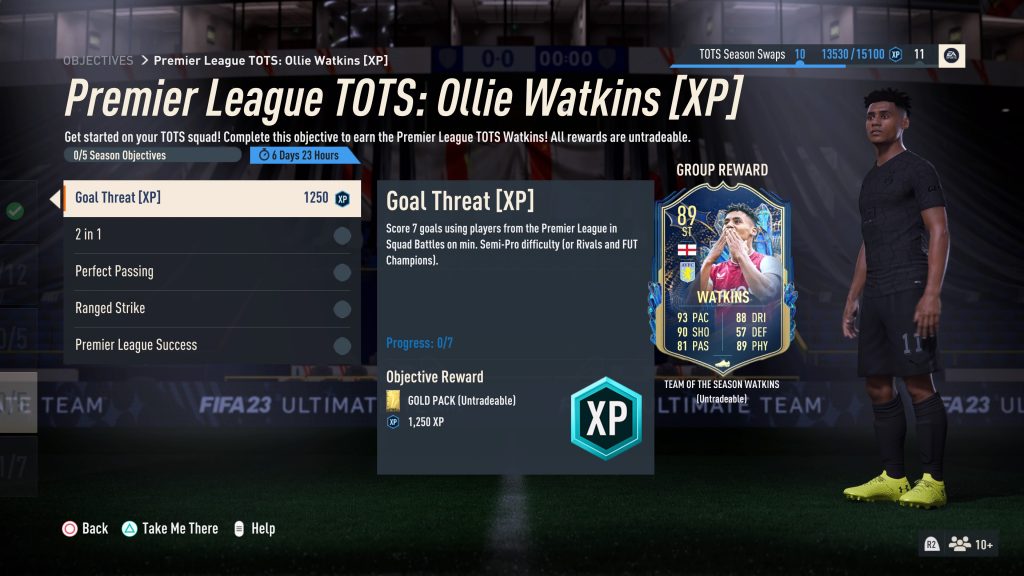 Complete The Exciting EFL ToTS Moments Chong in Six Games
